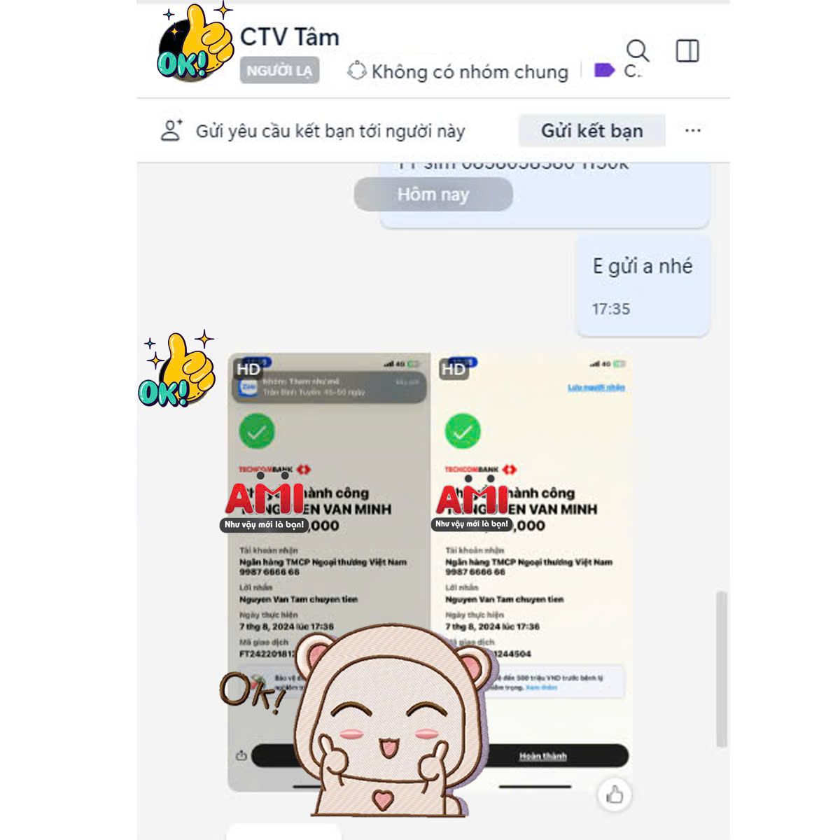 Hoàn thành giao dịch chiếc sim với ý nghĩa phát tài phát lộc - 8386